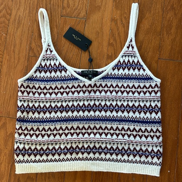 rag & bone | Tops | Nwt Rag Bone Willow Fairisle Merino Wool Cami In ...